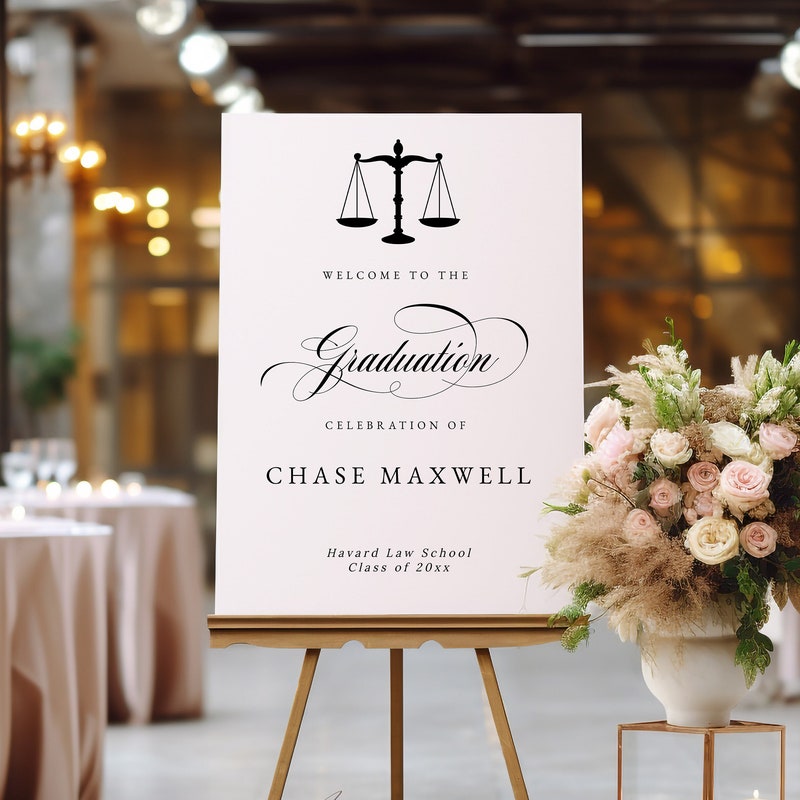 Grad Law School Poster - Etsy