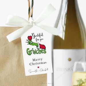 Grateful for You Grinches Christmas Party Welcome Note, Grinches ...