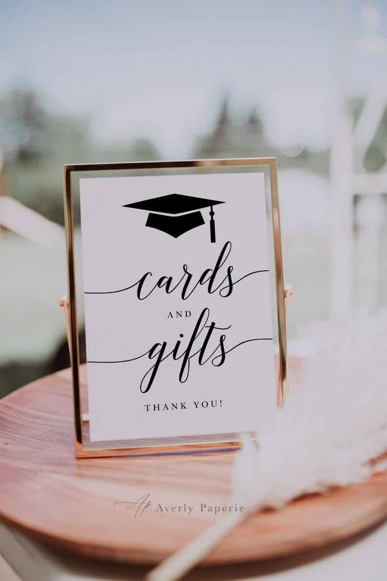 Graduation Party Sign Template Printable Graduation Party - Etsy