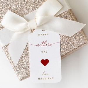 Printable Mother's Day Gift Tag, Modern Mothers Day Tag Calligraphy ...