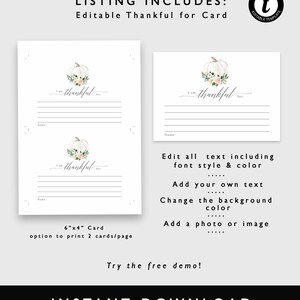 Thankful for Cards, Gratitude Activity for Thanksgiving or ...
