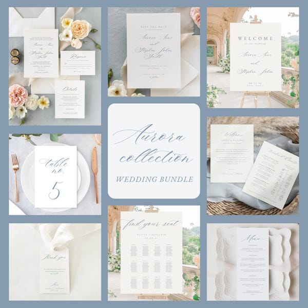 Wedding Invitations Complete Set - Etsy