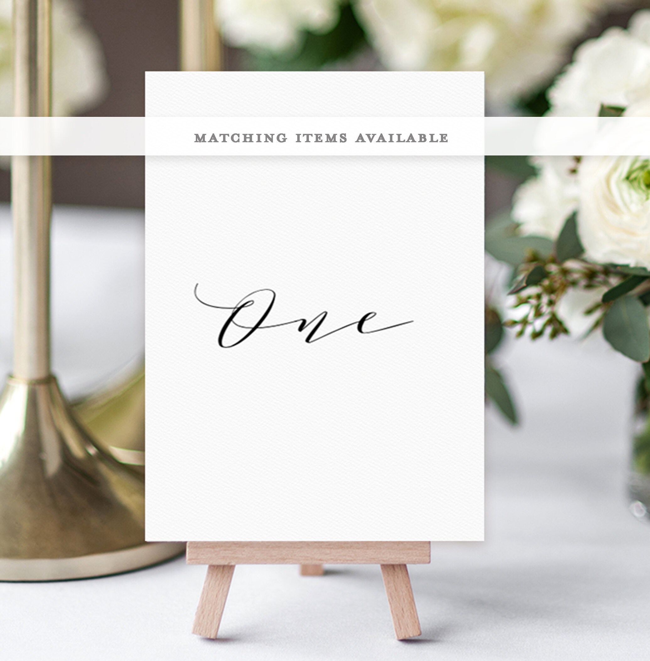 Editable Wedding Place Card Template Minimalist Wedding Place | Etsy