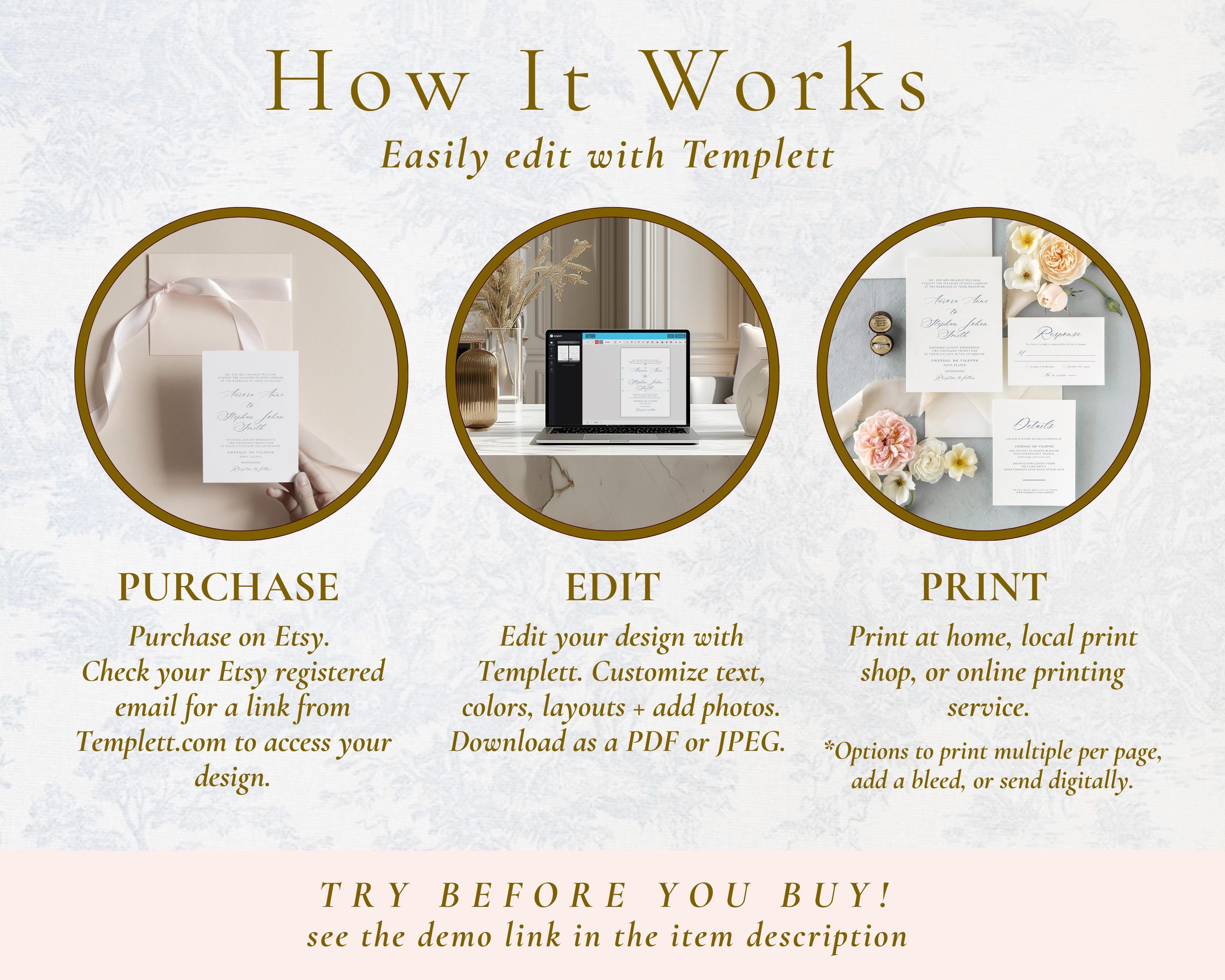 Seed Packet Template | Let Love Grow Seed Pouch | Mauve Wedding Seed ...