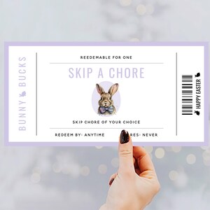 Editable Easter Coupon Book, Fun Easter Coupon Book Gift for Kids ...