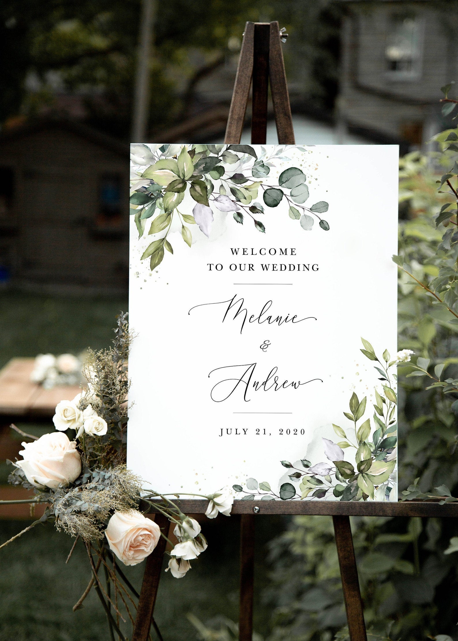 Large Wedding Welcome Sign, Custom Wedding Sign, Bohemian Welcome Sign ...