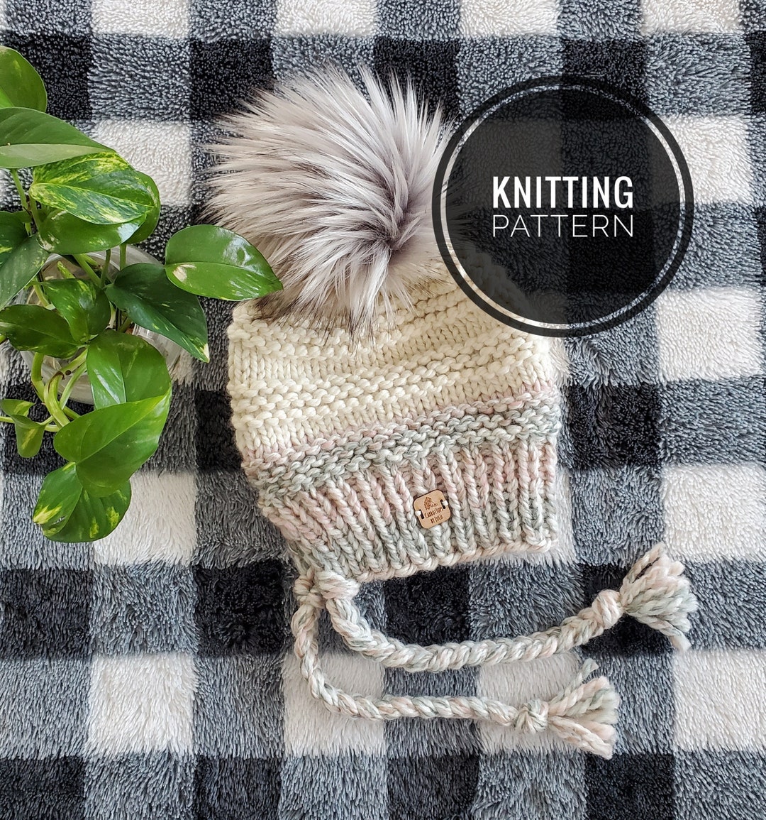 Knit Split Brim Hat Pattern, PDF Pattern, the Hiker Hat Pattern ...