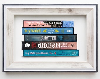 Custom Book Spine Painting - Etsy