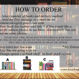 Book Painting, Book Spine Art, Book Posters, Custom Book Print, Gifts for Book Lovers, Custom ...