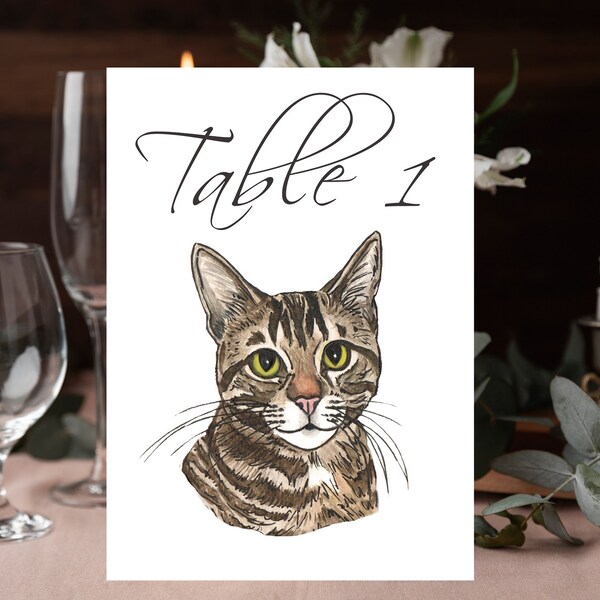 Custom Table Numbers - Etsy