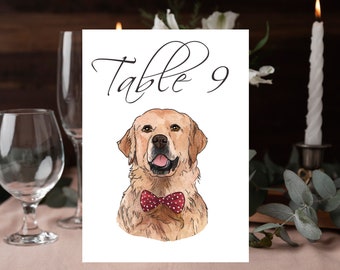 Custom Pet Table Numbers - Etsy