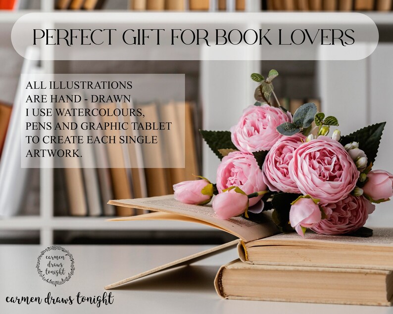 Book Wall Art Custom Book Print Bookish Art Book Decor - Etsy