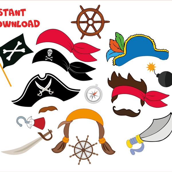 Pirates Photo Booth - Etsy