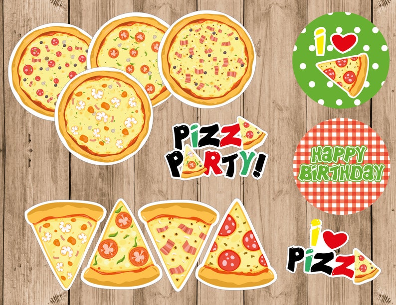 Pizza Cake Topper Pizza Kuchen Topper Pizza - Etsy.de
