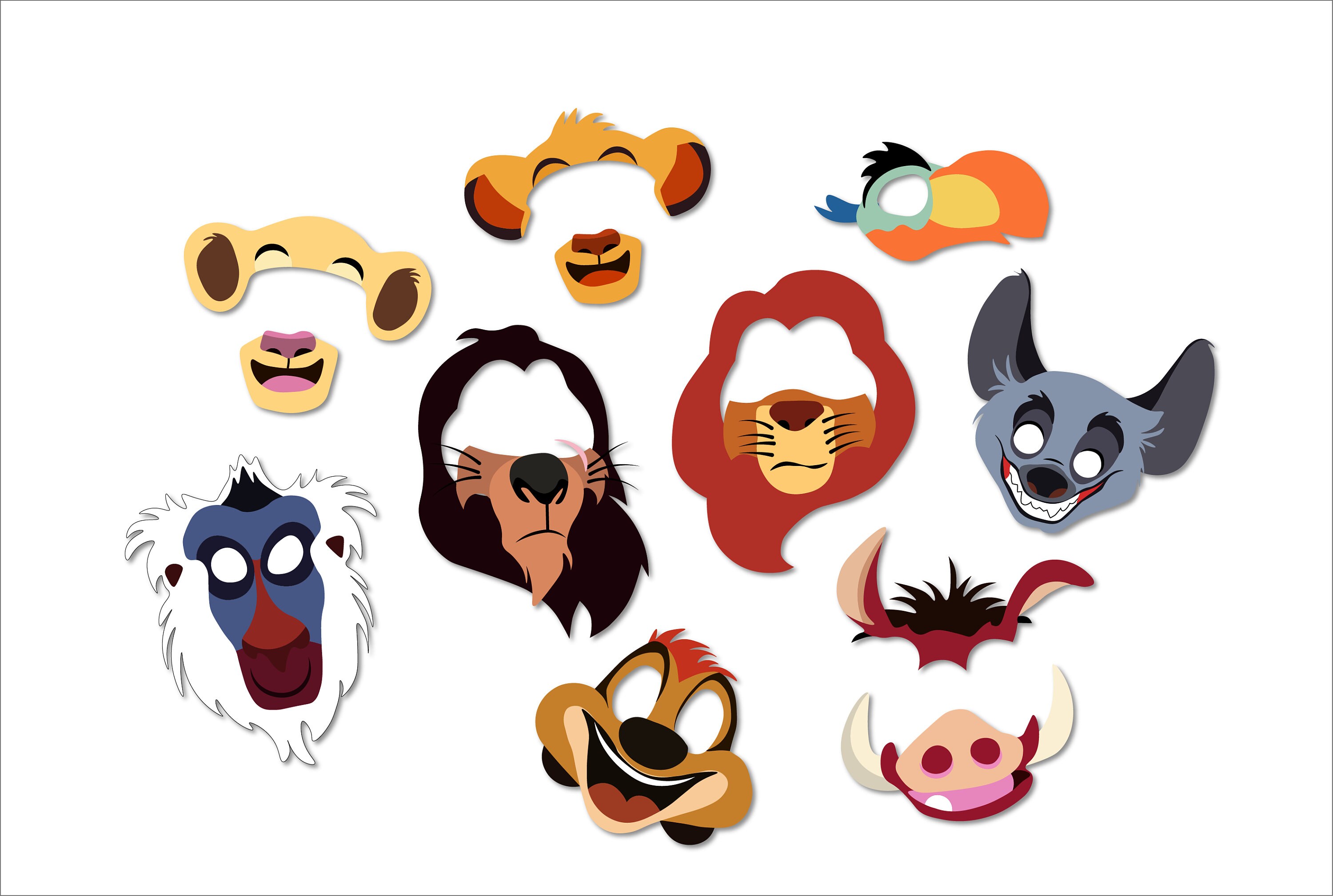 Lion King Mask Template