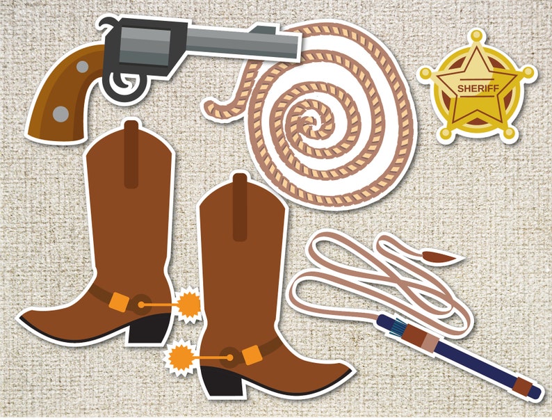 Wild West Birthday Western Party Props Wild West Party - Etsy