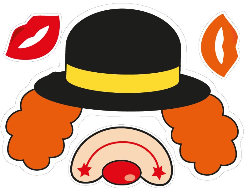 Circus Photo Booth Circus Party Photo Props Carnival Photo | Etsy