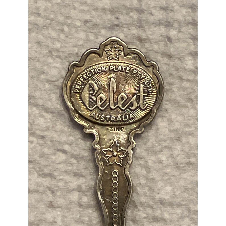 Celest & Cameo Silver Plated Collector Spoons Set of 2 - Etsy