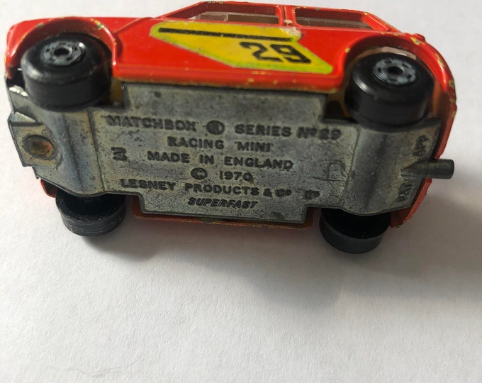 1970's Matchbox Racing Mini Cooper. - Etsy