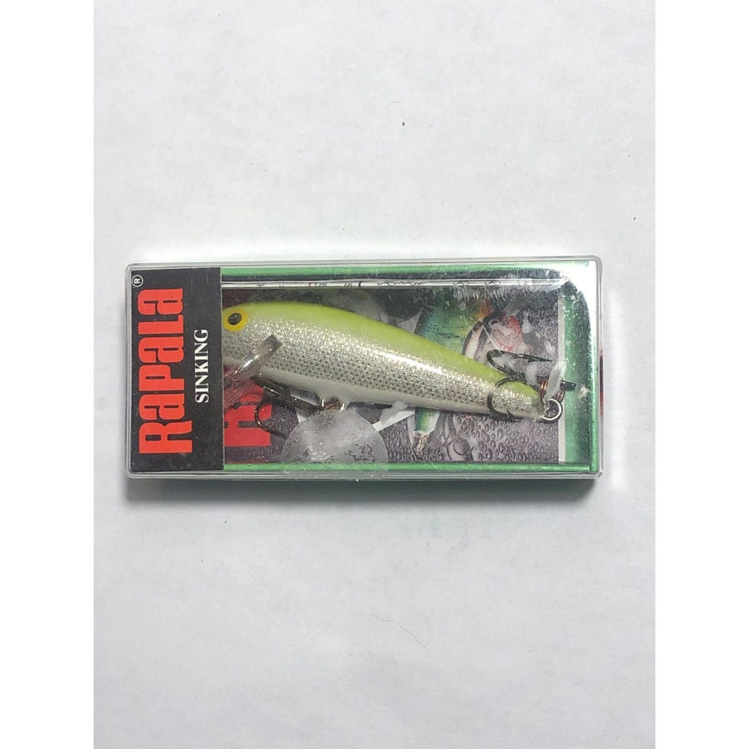 Rapala Countdown Sinking Fishing Lure CD-7 SFC 7cm 8g Silver Fluorescent Chartreuse - Etsy