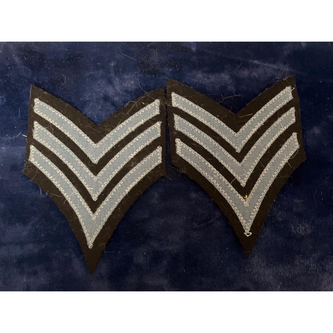 Vintage British Royal Air Force Sergeant Chevrons or Stripes - Etsy