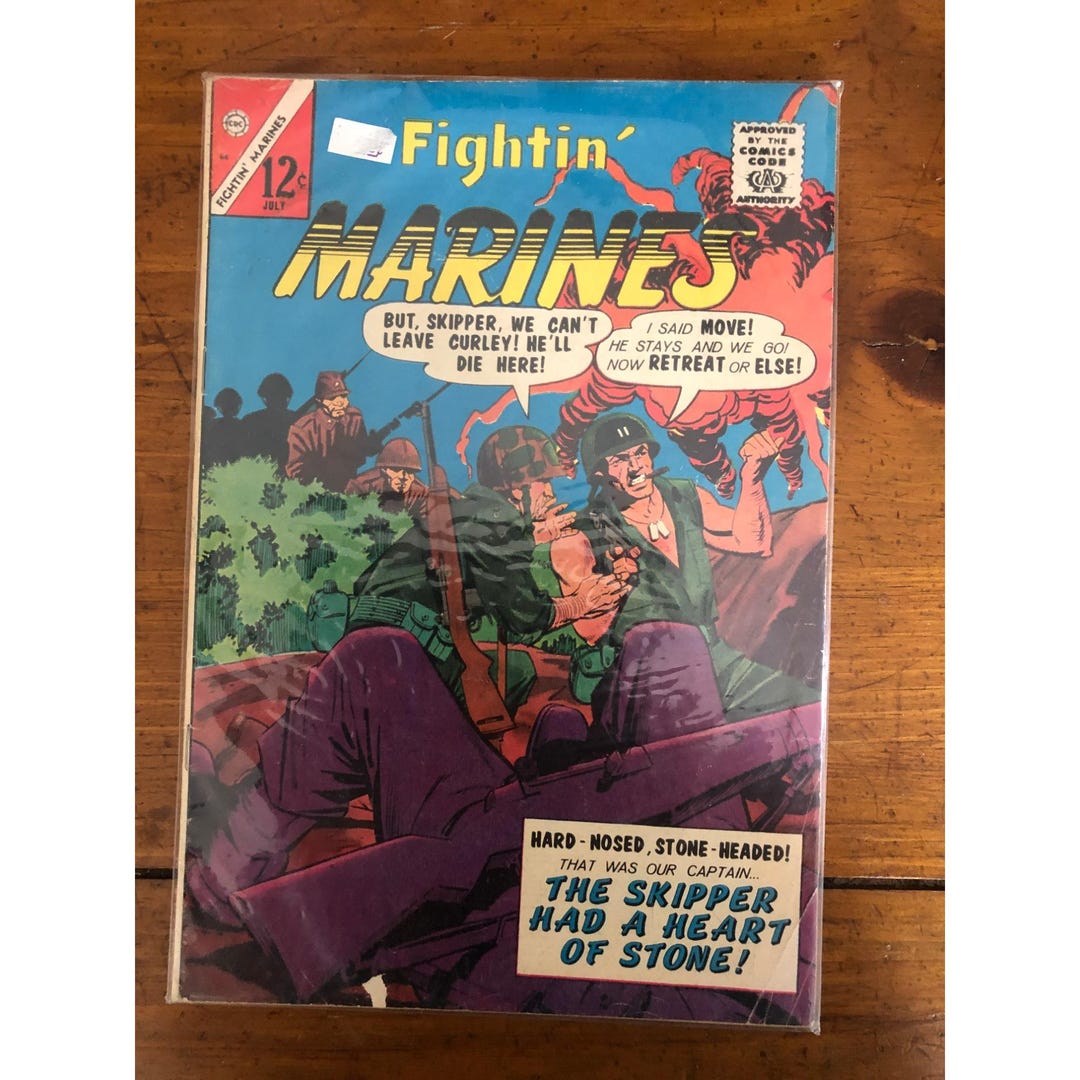Fightin Marines Comic No. 105 July 1962 Charlton Comics Issue - Etsy