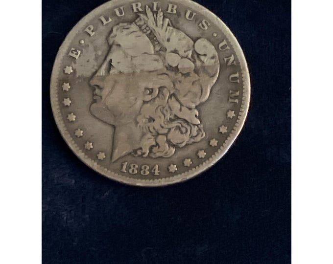 1884 S Morgan Silver Dollar Coin - United States E Pluribus Unum in God ...