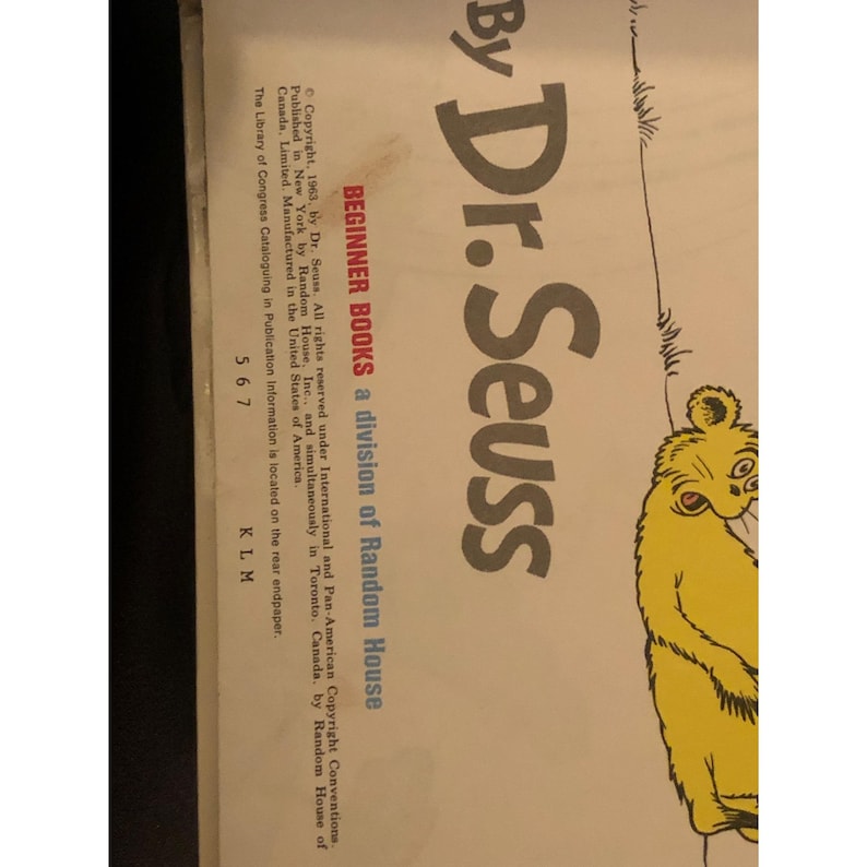 Hop on Pop by Dr. Seuss Beginner Books Hardcover Edition - Etsy