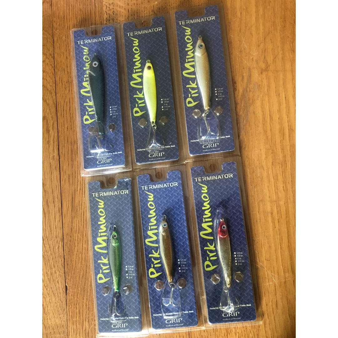 Collection of Six Terminator Pirk Lures Various Weights and Sizes - Etsy