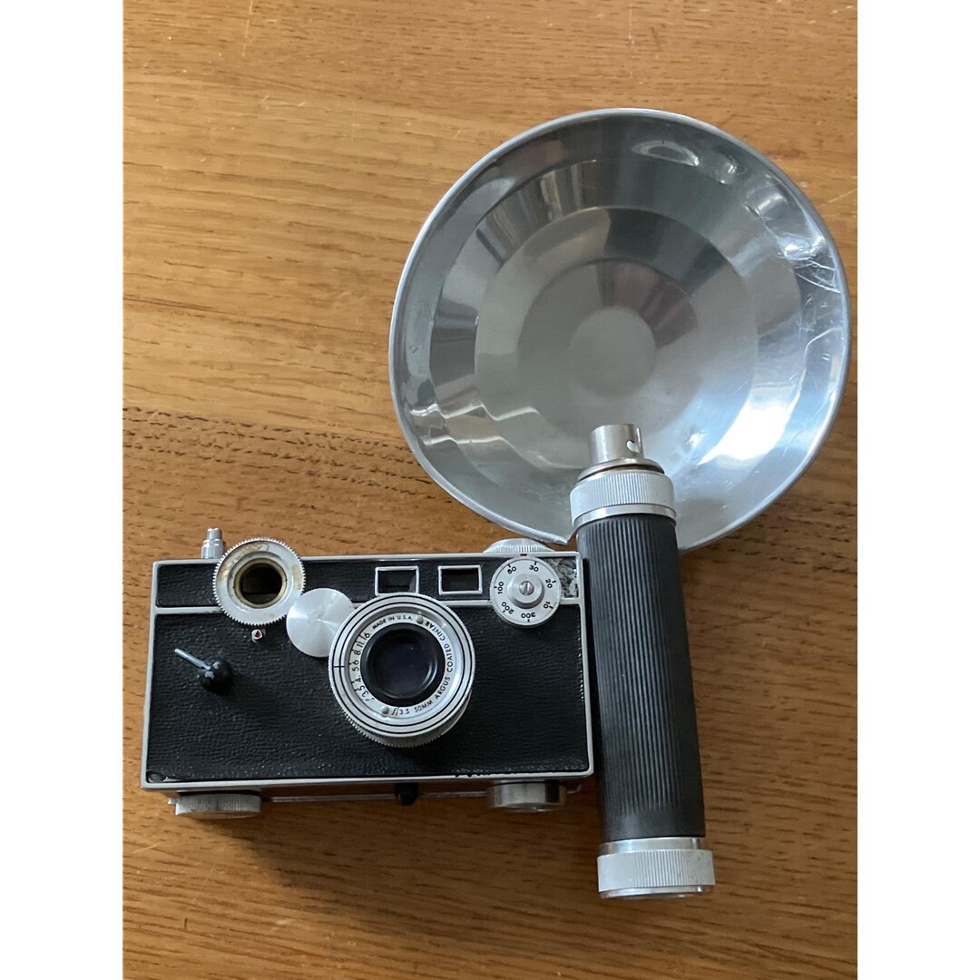 Vintage Argus Film Camera W/ Flash Unit & Adjustable Settings Untested ...