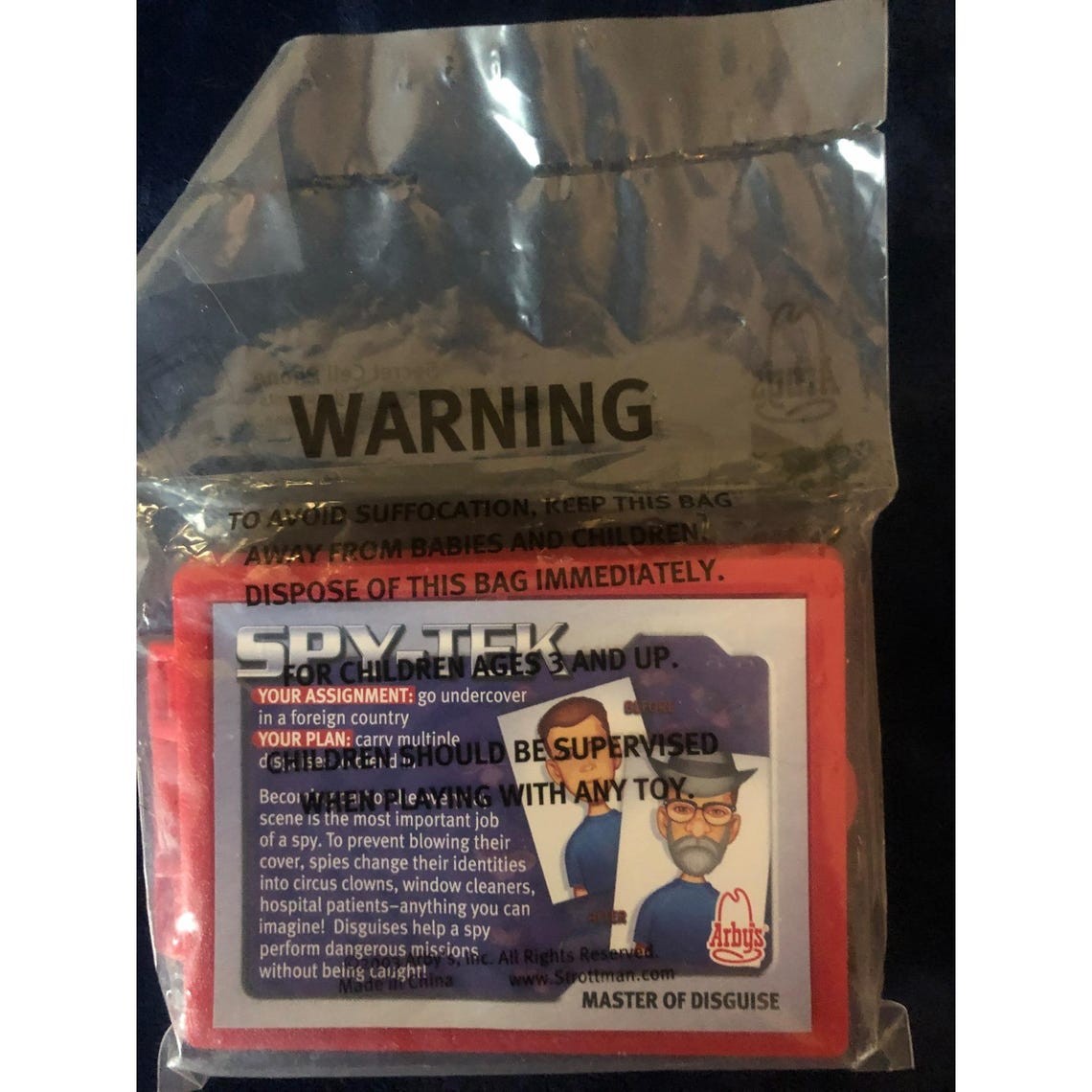 Vintage Arbys Spy-tek Secret Cell Phone Toy for Children Ages 3+ 2003 ...