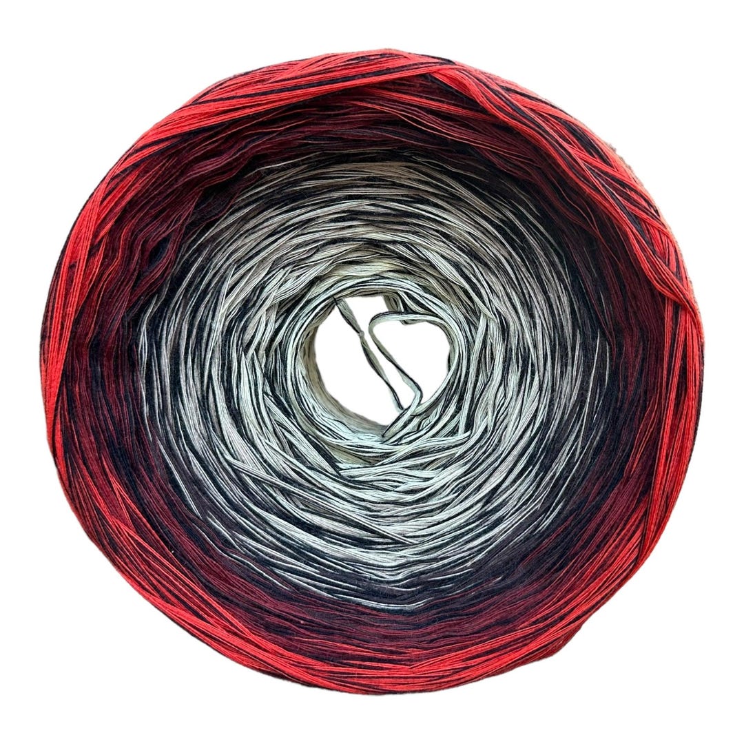 New Braveheart Version 2, Gradient Cotton Natural Fiber Yarn, Fingering ...