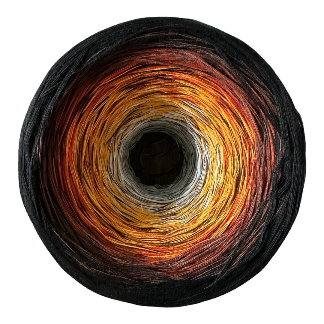 Rare Amber Inspired, Cotton Gradient, Cake Yarn, 8ply Soft Fingering ...