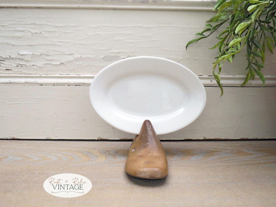 Vintage Small Oval White Ironstone Buffalo China Plate | Made in the ...
