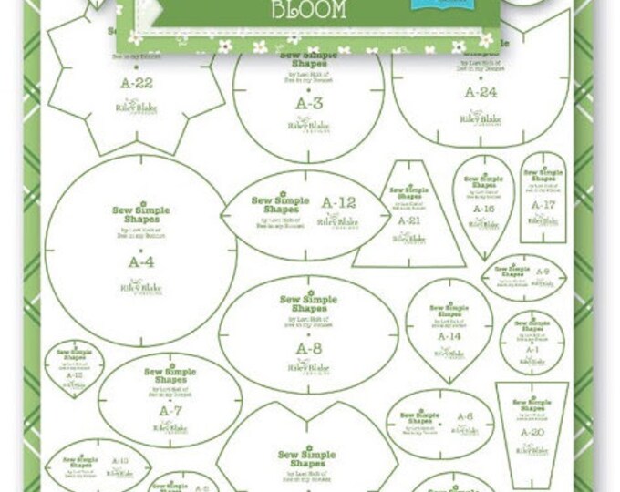 Bloom Templates - Sew Simple Shapes - Lori Holt for Riley Blake Designs ...