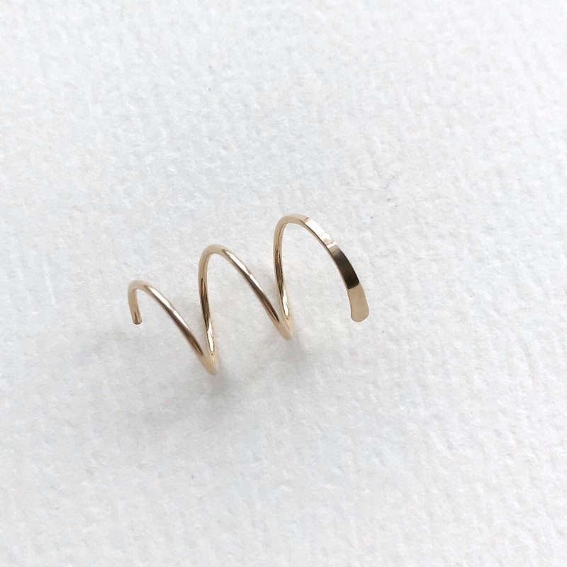 3 Lobe Hoop Earrings - Etsy