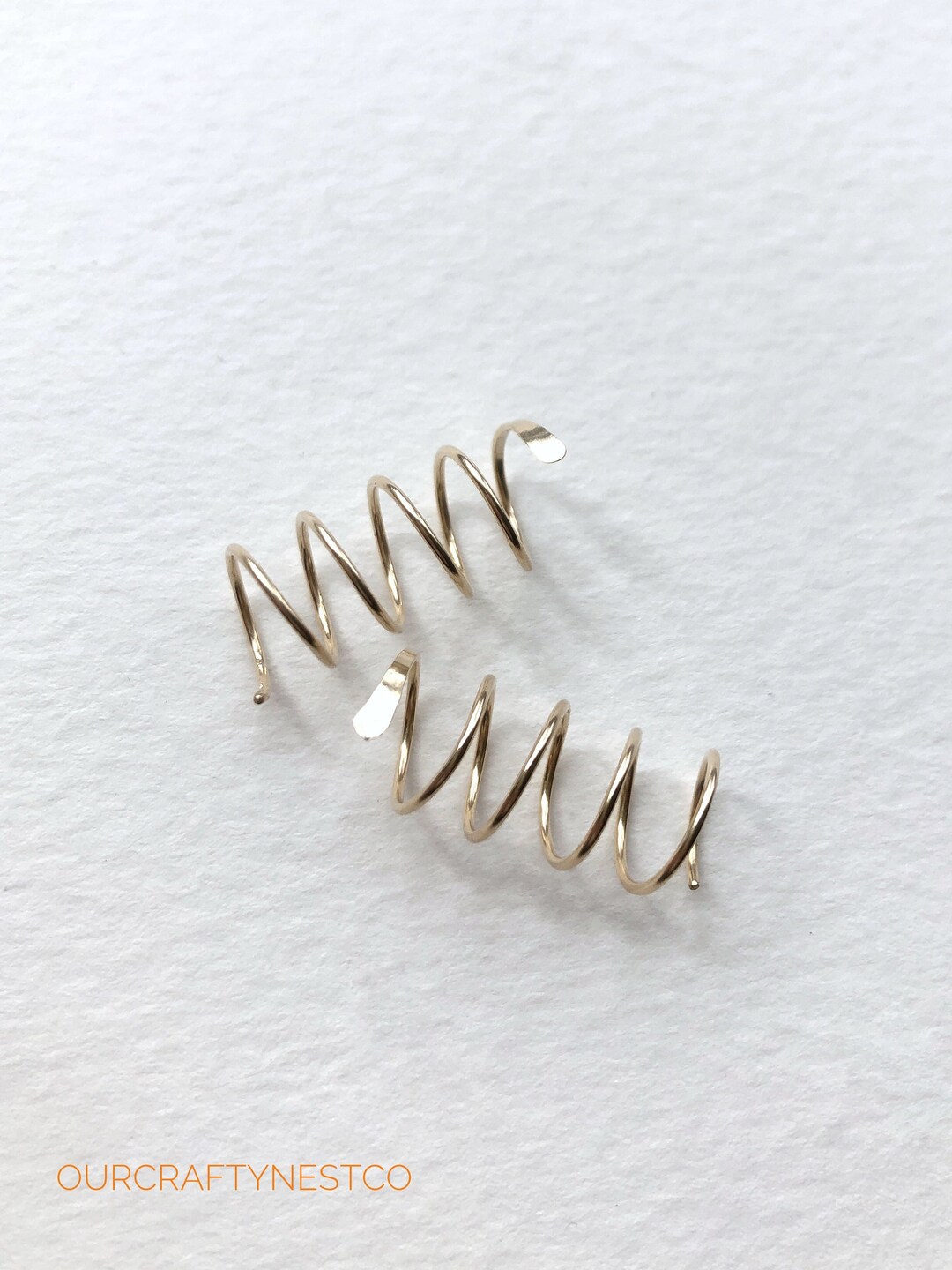 Quintuple Spiral Piercing Hoop Earring: Sterling Silver, Gold Filled 5 ...