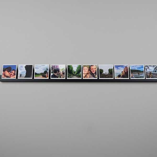 Narrow Black Metal Picture Ledge - Etsy