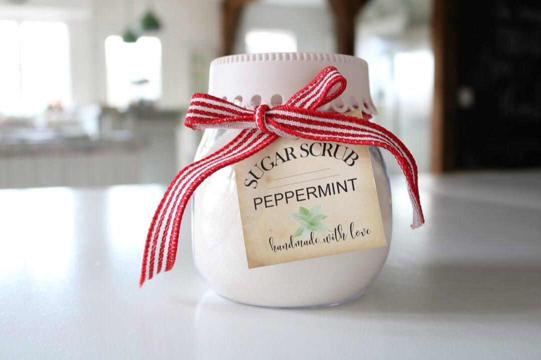 Homemade Sugar Scrub Tags,sugar Scrub Label,peppermint Sugar Scrub ...