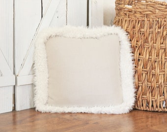 Drop Cloth Pillow - Etsy