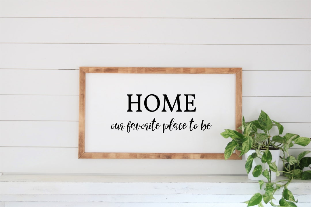 Home Sign, Scripture Sign, Farmhouse Sign, Wall Sign, Large Sign, Faith ...