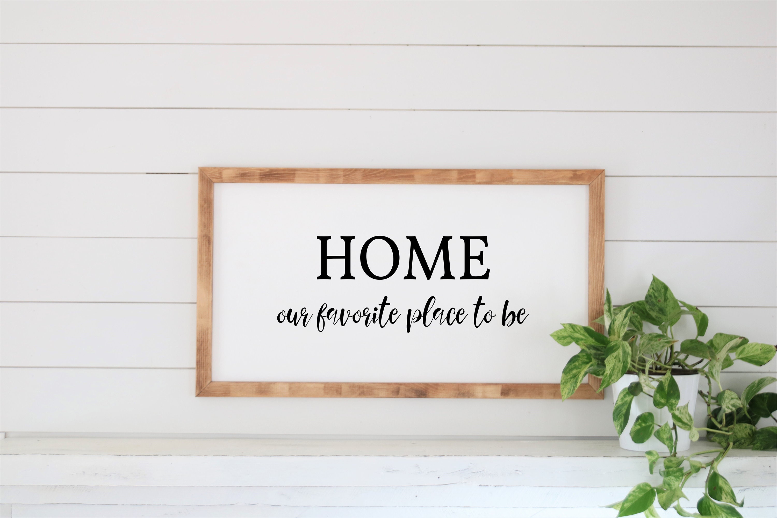 Home Sign Scripture Sign Farmhouse Sign Wall Sign Large - Etsy