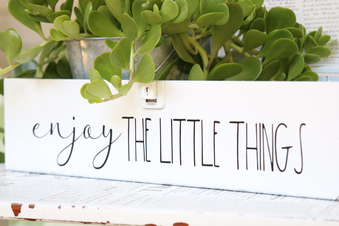 Enjoy Decal Vinyl Decal Vinyl Sticker Enjoy the Little - Etsy