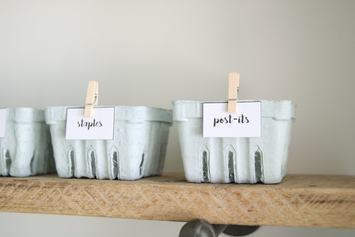 Office Labels, Digital Download, Office Organization, Digital Labels ...