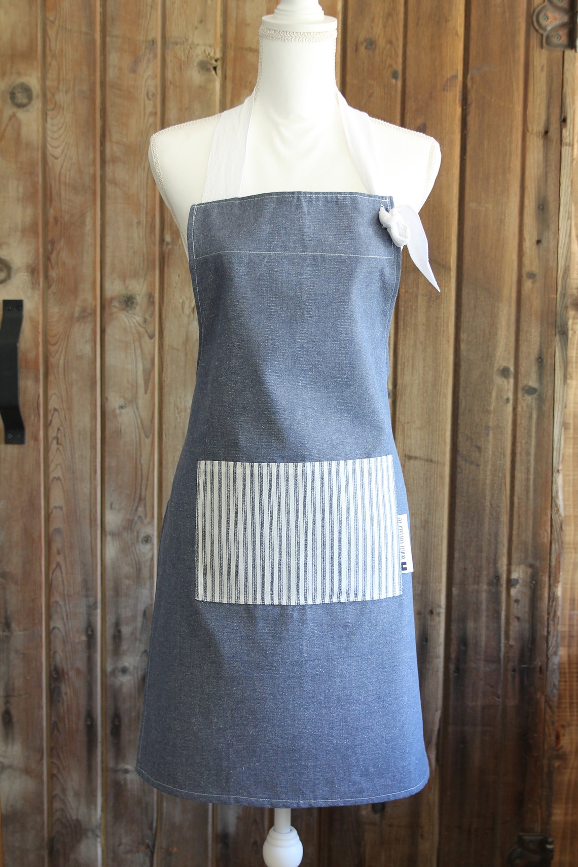 Farmhouse Chefs Apron Summer Apron Farmhouse Apron - Etsy