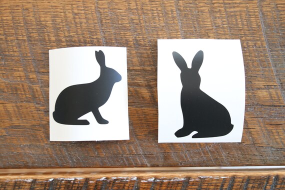 Vinyl Bunny Sticker Embellishments Craft Supplies & Tools etna.com.pe