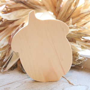 Fall Wood Cutouts, Fall Decor, Mantel Decor, Wooden Accents, Wood Acorn ...