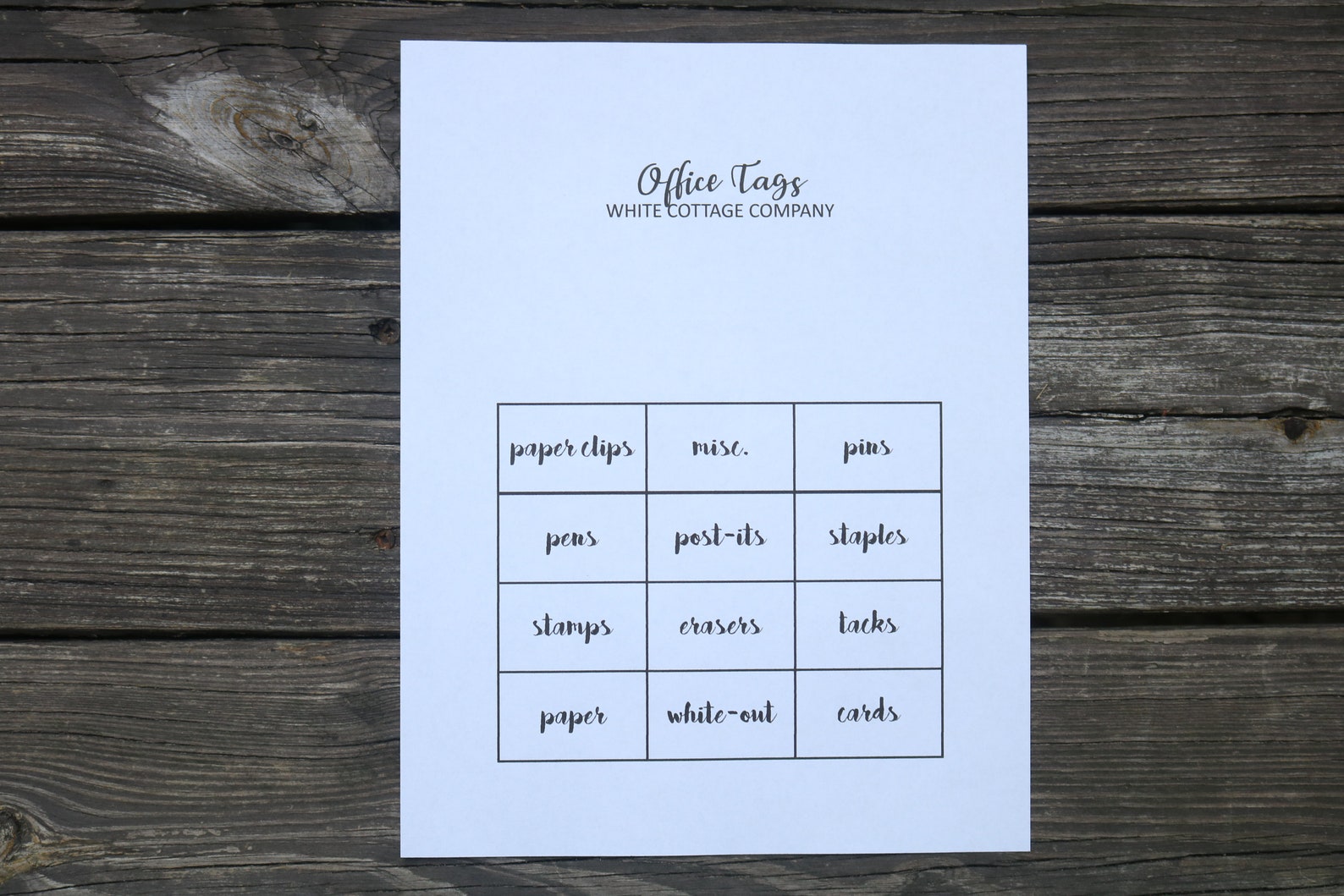 Office Labels, Digital Download, Office Organization, Digital Labels ...