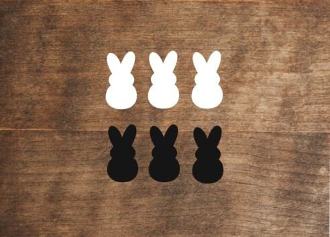 Bunny Decals, Set of 6, Bunny Decal, Rabbit Decal, Rabbit Stickers ...