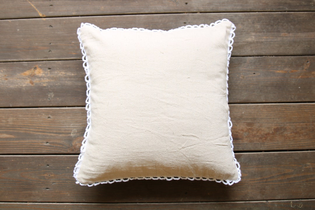 Drop Cloth Pillow, Pillow Cover, Farmhouse Pillow,cushion Cover,tan ...